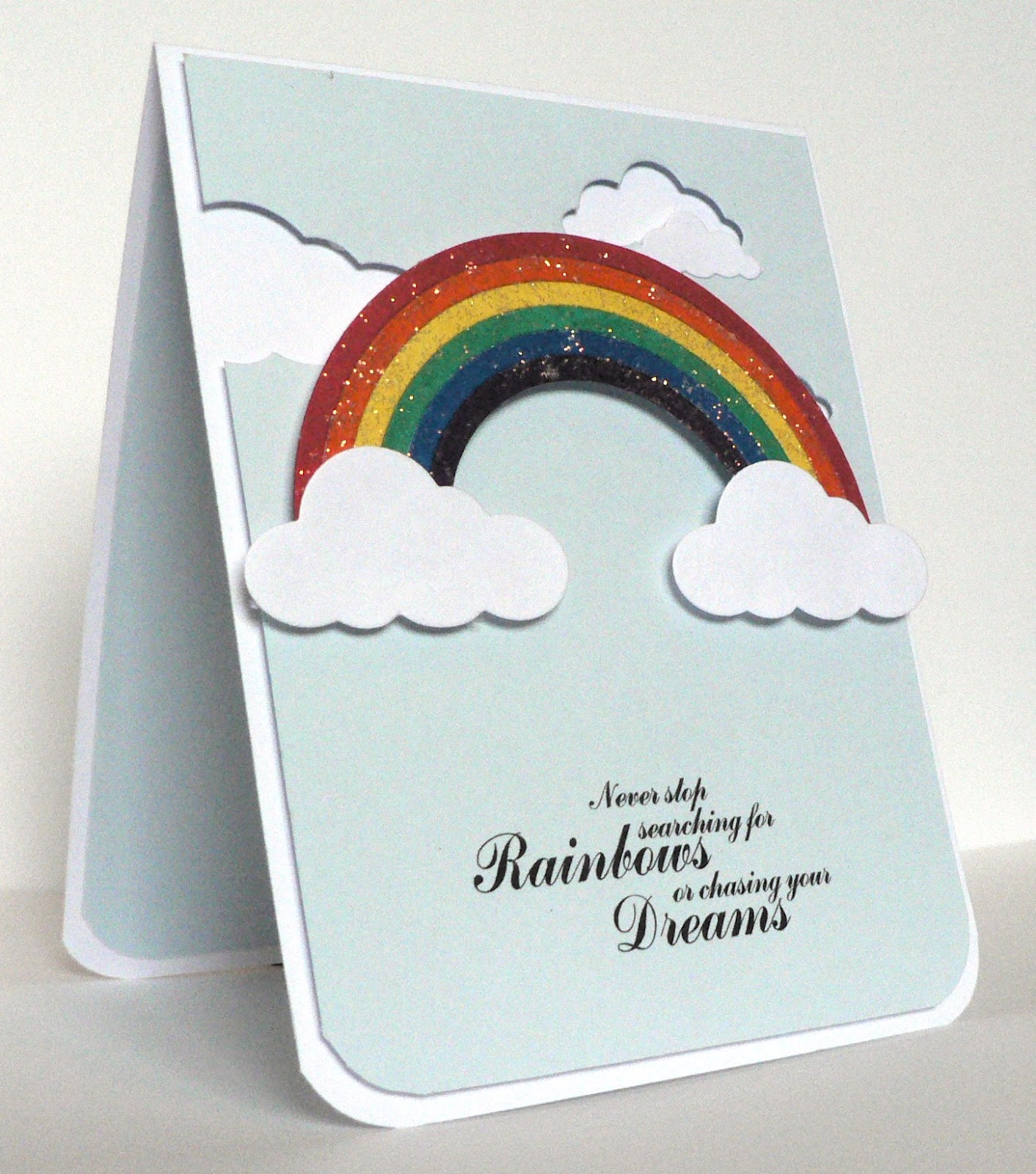 My Mindful Creations: Rainbow Card & Tag