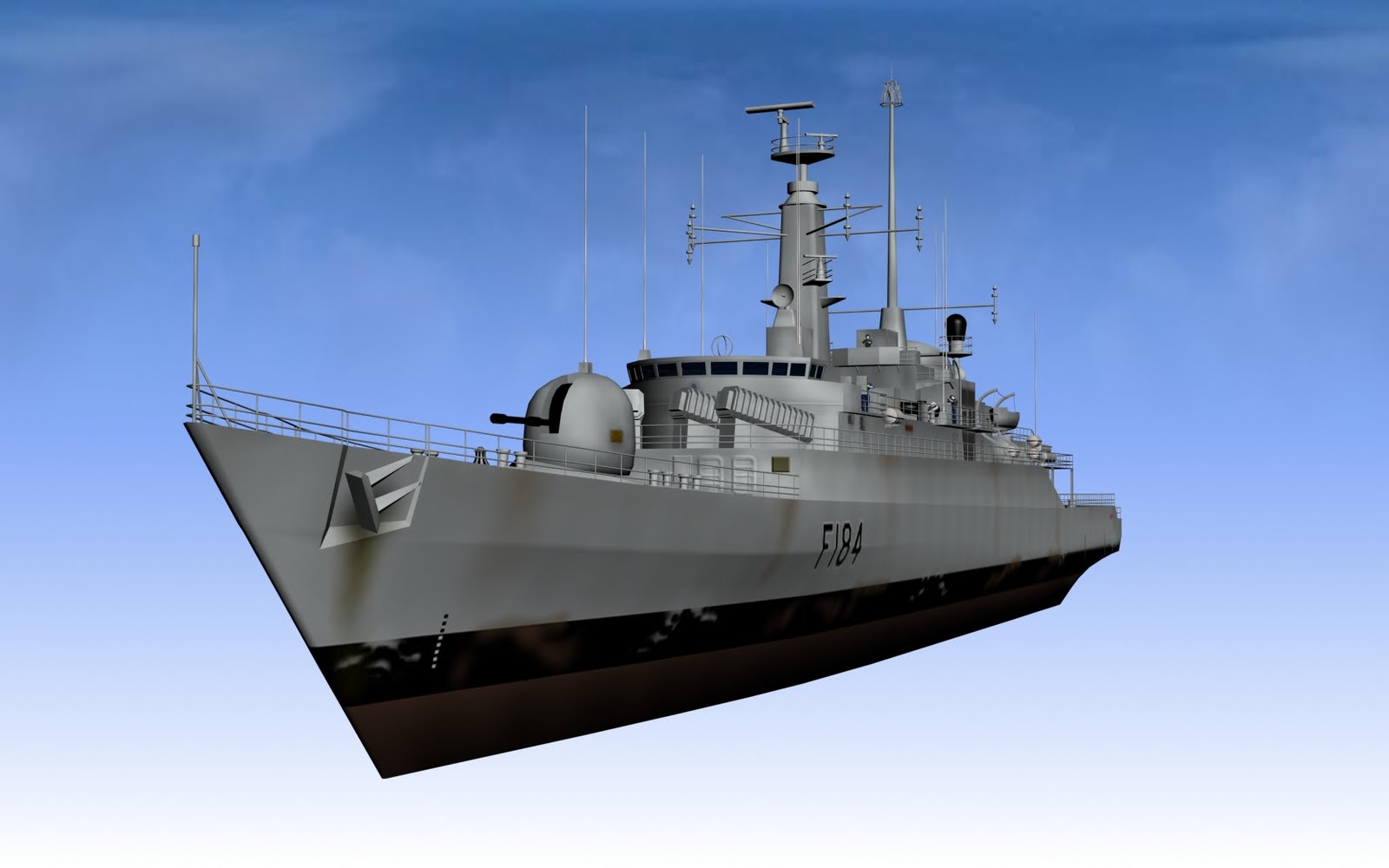 Modelos en 3D / 3D Models: HMS Ardent (F-184)