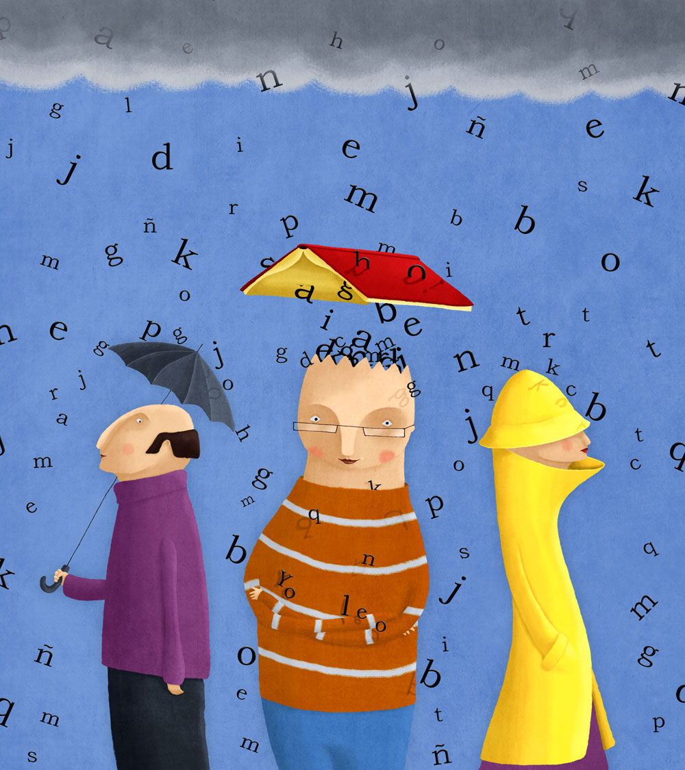 Alejandro Terán: Lluvia de letras