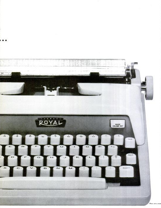 oz.Typewriter: Royal Portable Typewriters 1958-1972