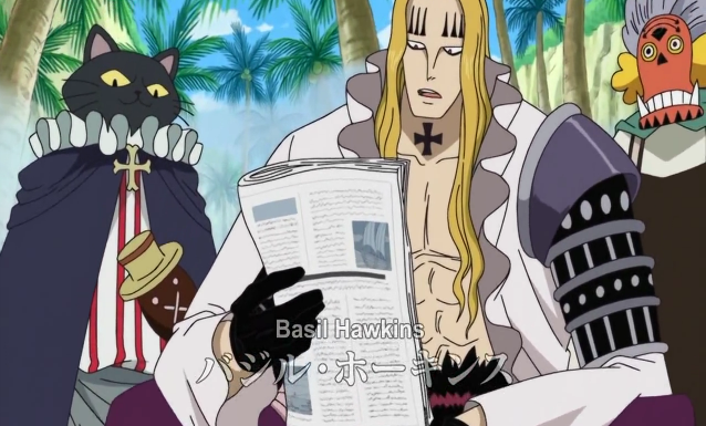 One Piece 859 Manga - The Allied Pirate Force!: Basil Hawkins