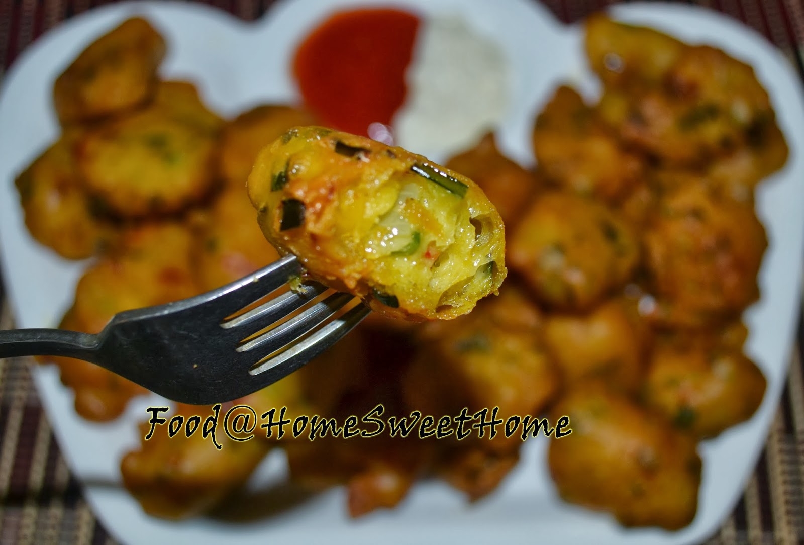 Food@Home Sweet Home: Soy Milk Prawn Fritters (Susu Soya Cucur Udang)