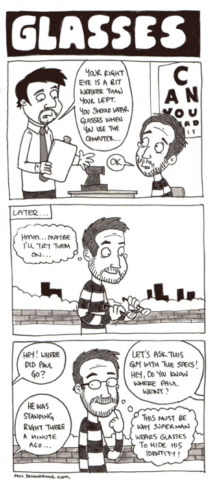 Look what I drawed: Glasses Comics #1