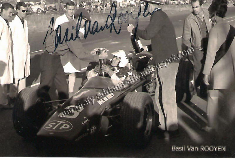 Autographs-F1: Basil Van ROOYEN