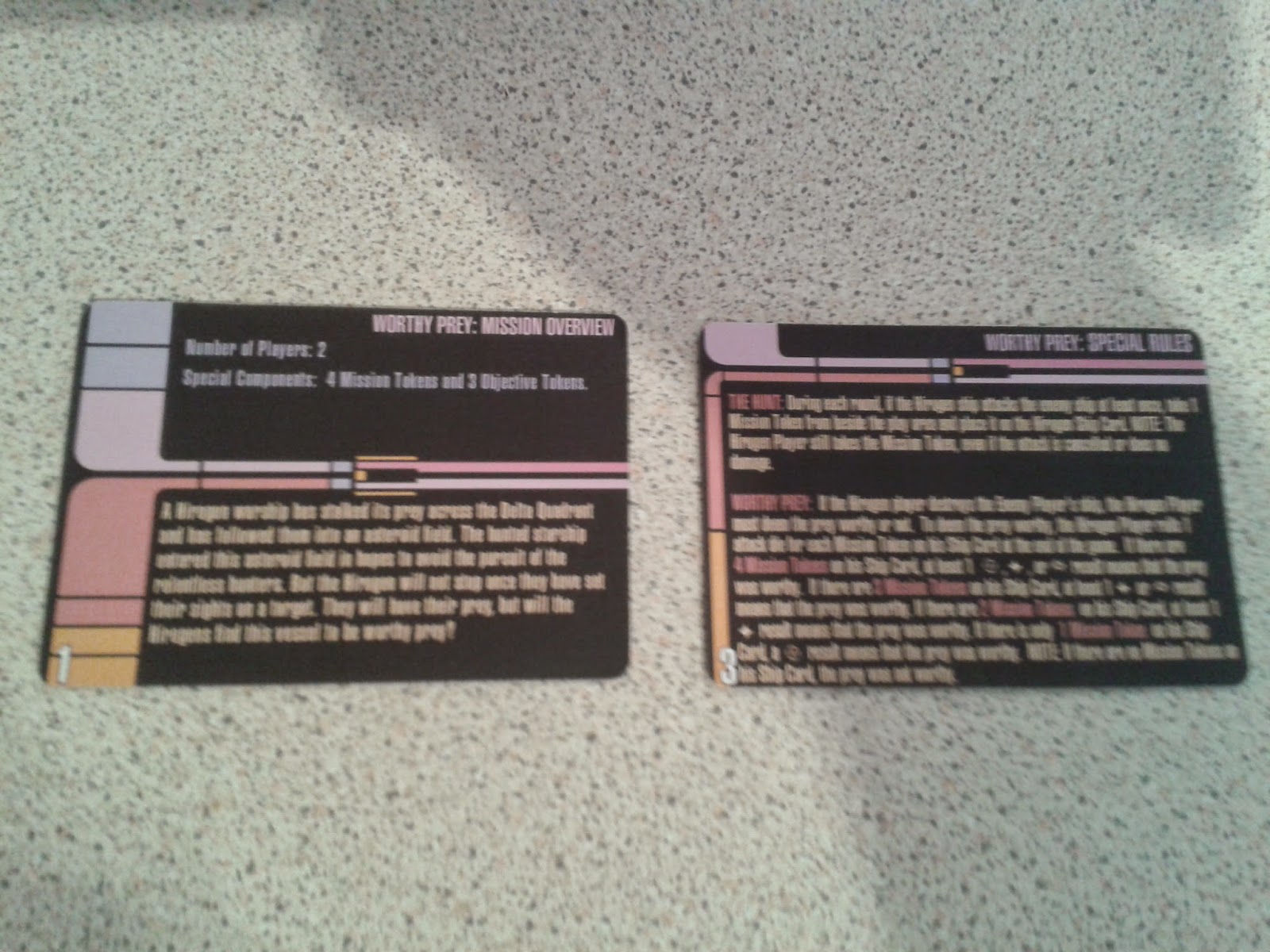 Star Trek Attack Wing Hirogen Alpha hunter unboxing