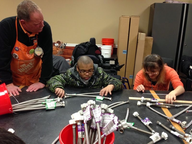 Talking Taylor Schools: PAES LAB: Students make visit to The Home Depot
