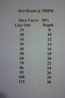 Lake Erie Walleye Fishing Reports: TRU-TRIP DIVE CURVES