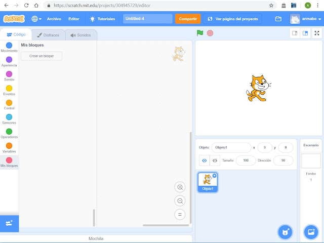 INFORMATICA 1 ESO: INTRODUCCIÓN A LA PROGRAMACIÓN. SCRATCH