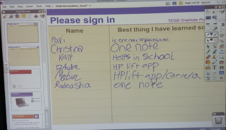 Assistive Technology copy: OneNote intermediate project wrap-up example ...