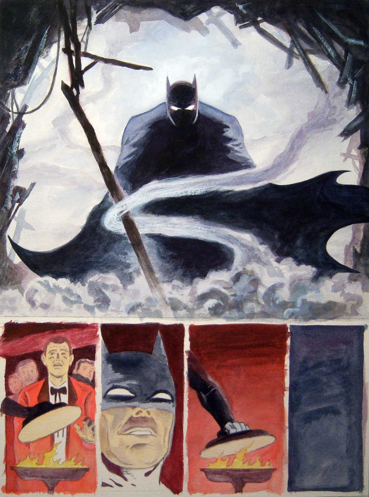 The John Douglas (Mostly) Comic Book Art Site: Batman: Year One #1 ...