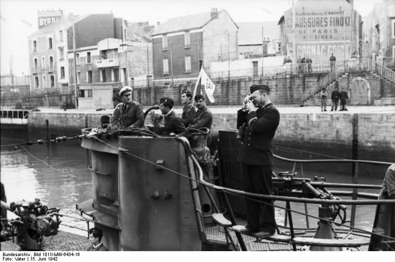 World War II Pictures In Details: U-455 Return From Her Patrol At St ...