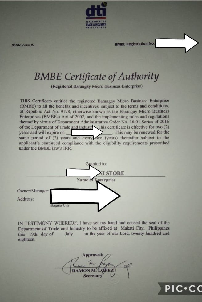 Hub.info101: HOW TO GET BMBE CERTIFICATE IN BAGUIO CITY?