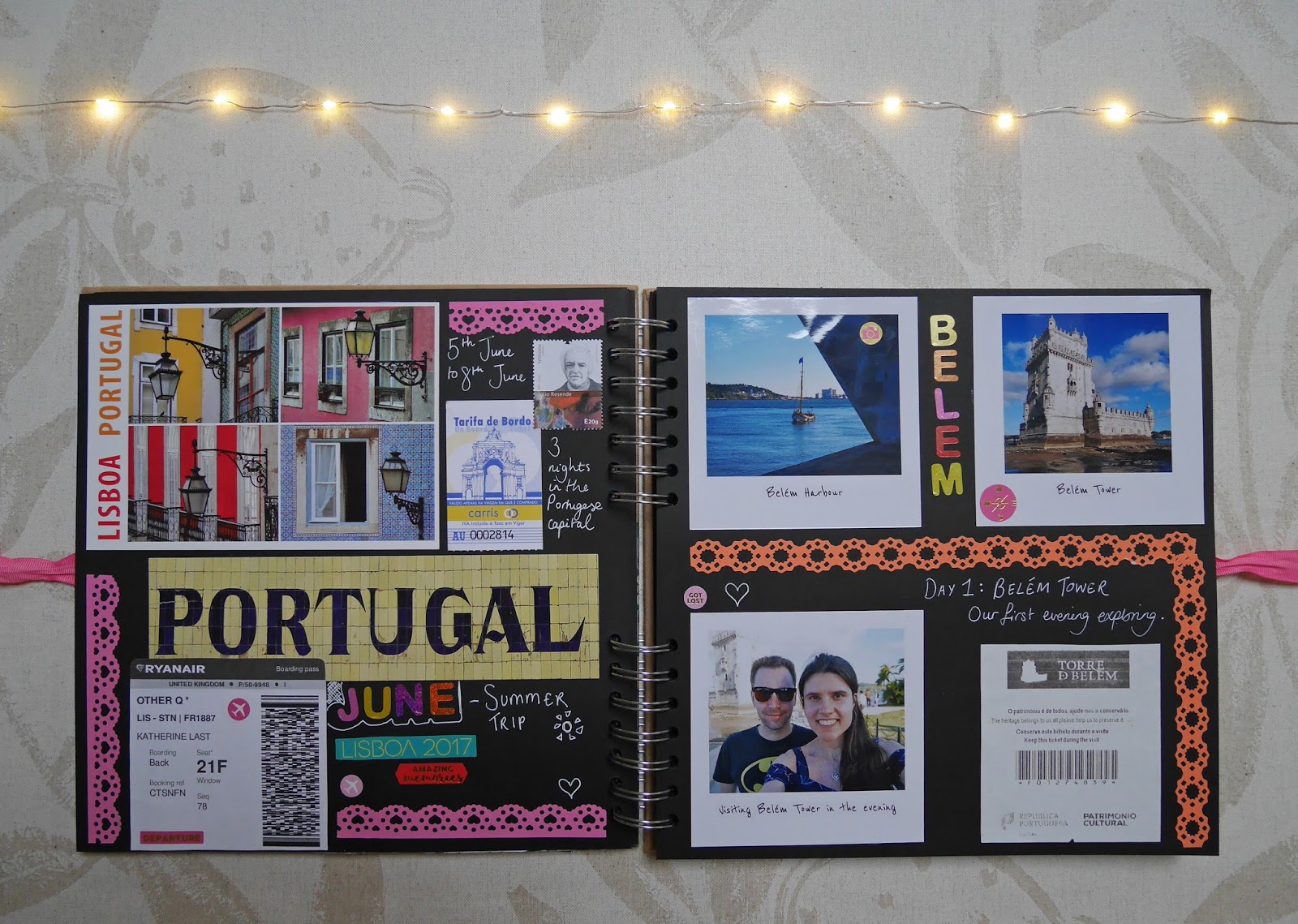My completed 2017 travel scrapbook - Kat Masterson
