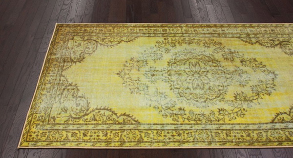 splendid little thrills: Budget Friendly Over-dyed Rugs