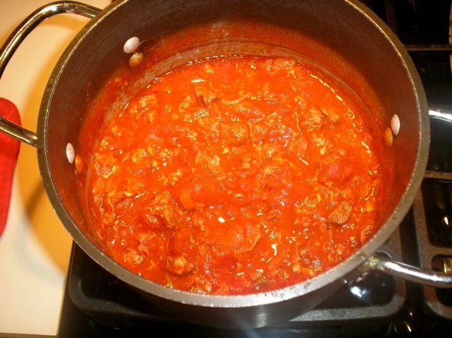 The Briny Lemon: Beef and Pancetta Pasta