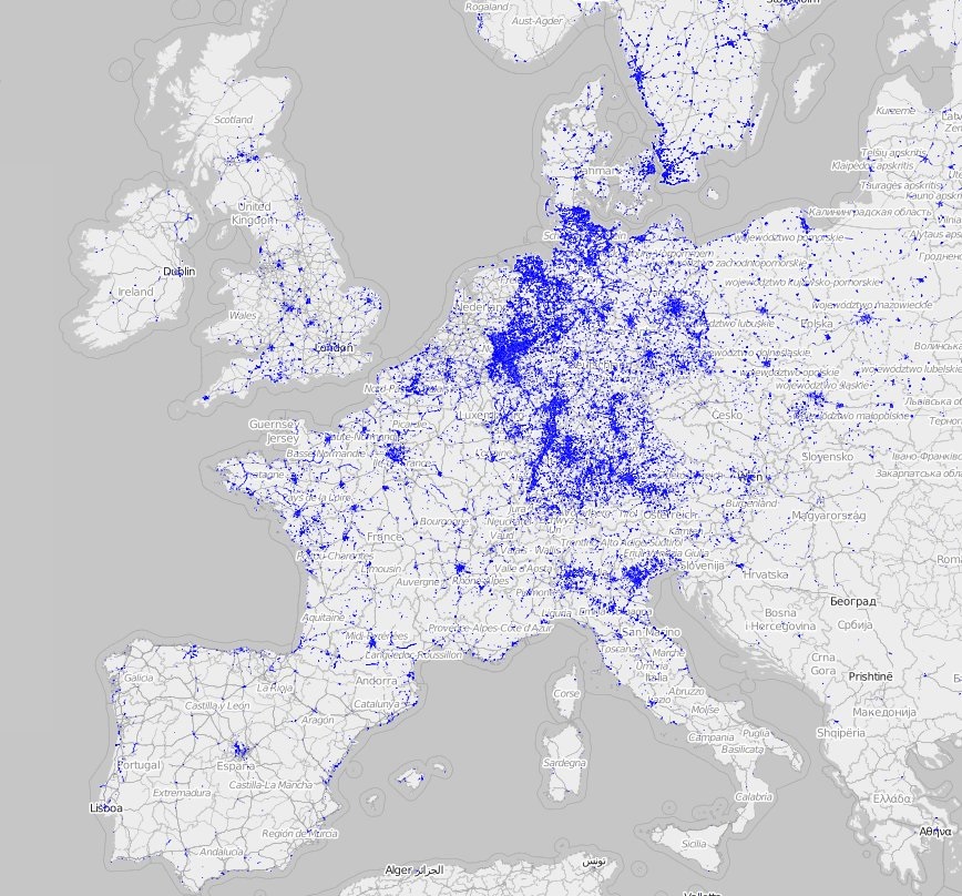 Cartographie numérique: Cartes des pistes cyclables en Europe et en ...