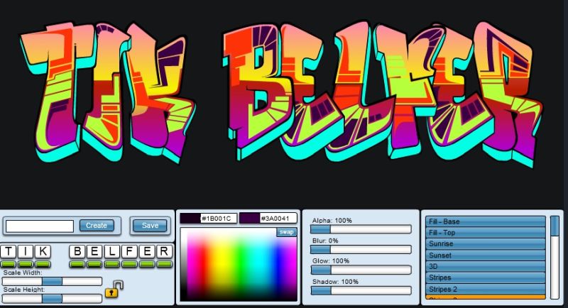 TIKowy Belfer: Generatory ozdobnych napisów on-line