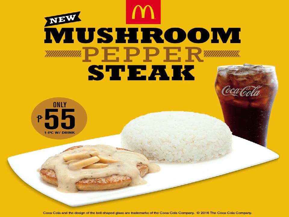 Spend your STEAKation with McDonald's New Mushroom Pepper Steak | DAVAO ...