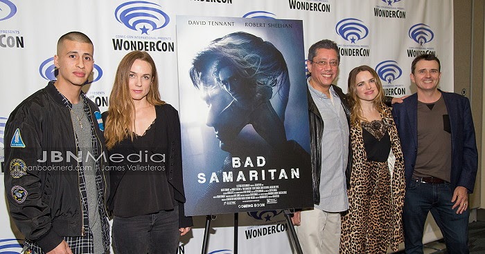 Wondercon - Bad Samaritan - Carlito Olivero, Kerry Condon, and ...