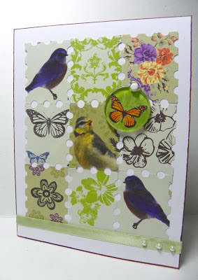 Quick & easy postage-stamp card