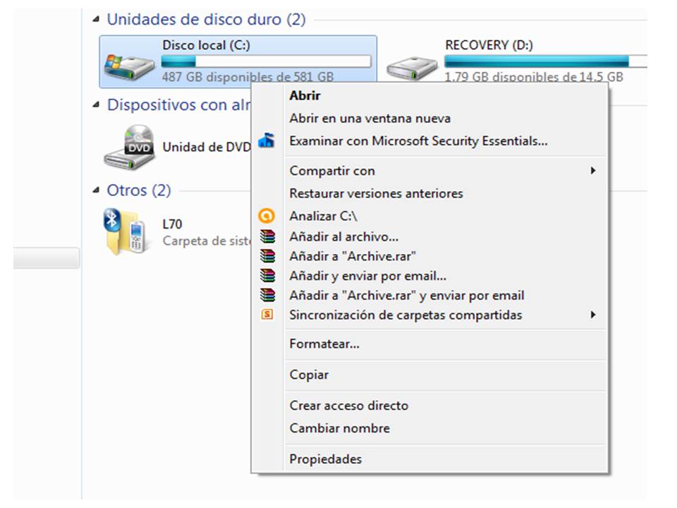 HERRAMIENTAS DEL SISTEMA OPERATIVO : ¿Como ejecutar un Desfragmentador ...