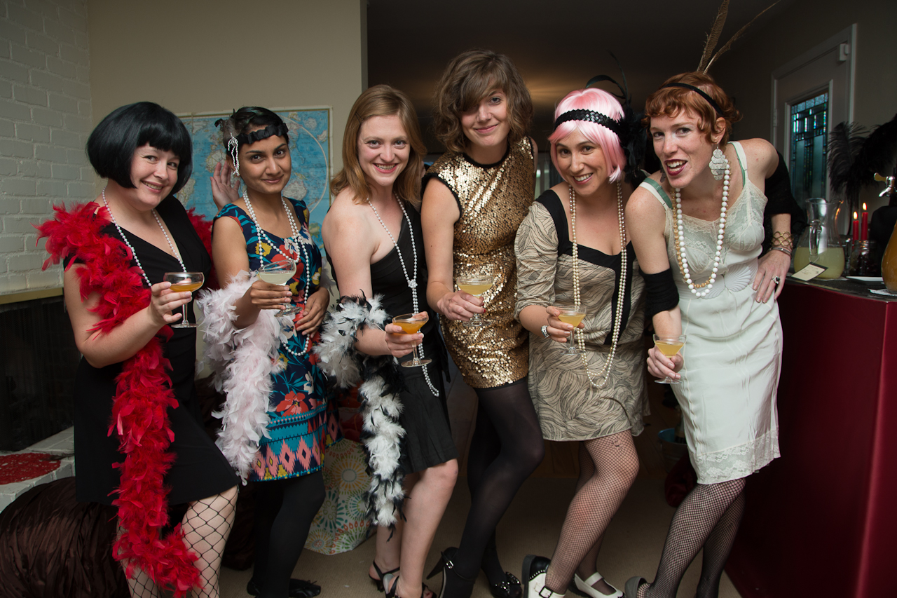Nested Development: A roaring good time at our 1920's housewarming party