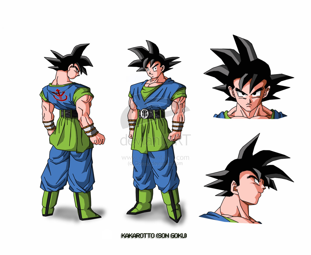 Dragon Ball AF: Goku en todas sus fases AF