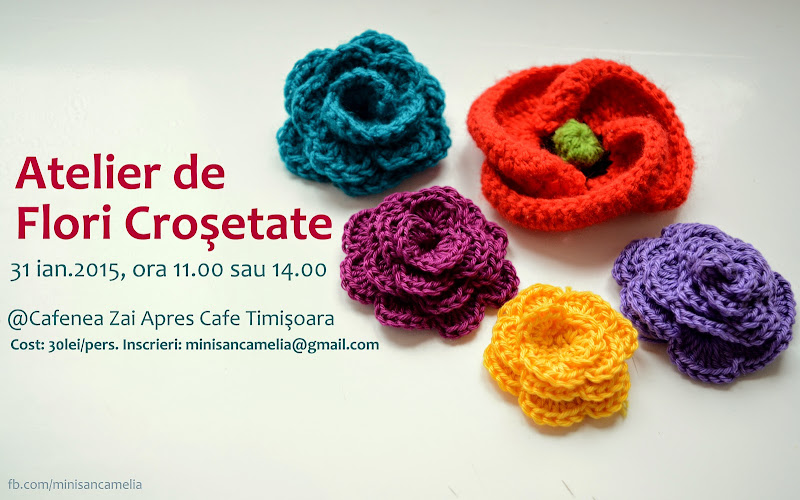 Camelia Minişan: Atelier de Flori Crosetate