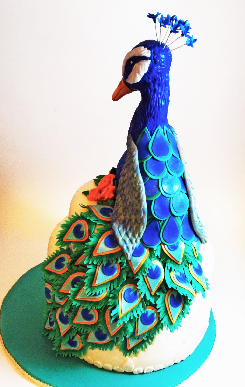 Judy's Cakes: Mr. Peacock!