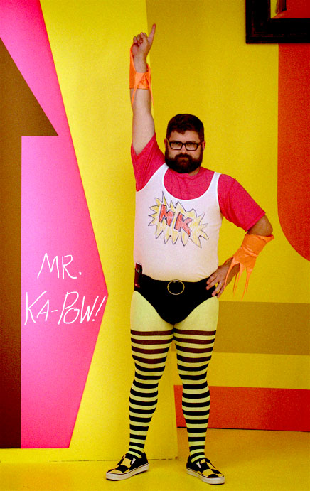 Yo Blogga Blogga!: Mr. Ka-Pow! visits Lance's Room.