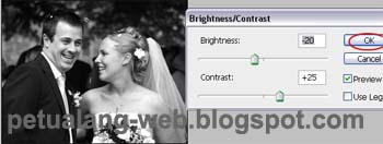 ANAK KREATIF: cara membuat efek hitam putih pada foto prewedding