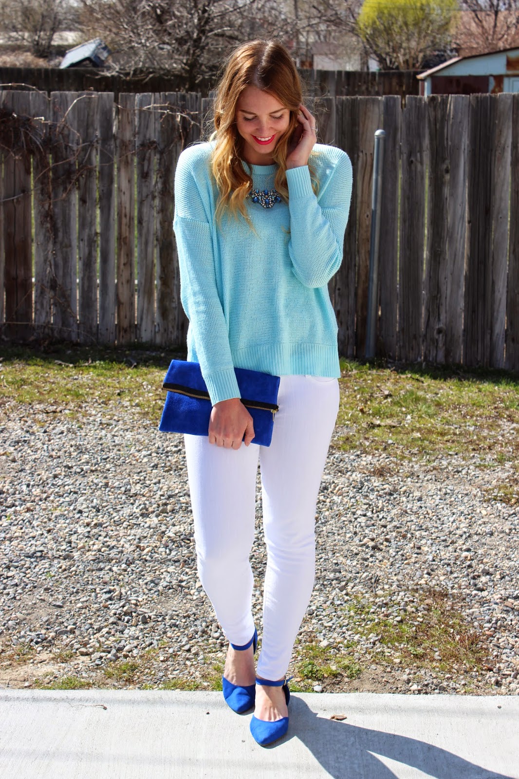 my wardrobe staples: baby blue