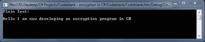 Jaydip Trivedi String Encryption And Decryption In C Console Application