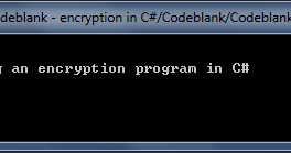 Jaydip Trivedi: String encryption and decryption in C# console application