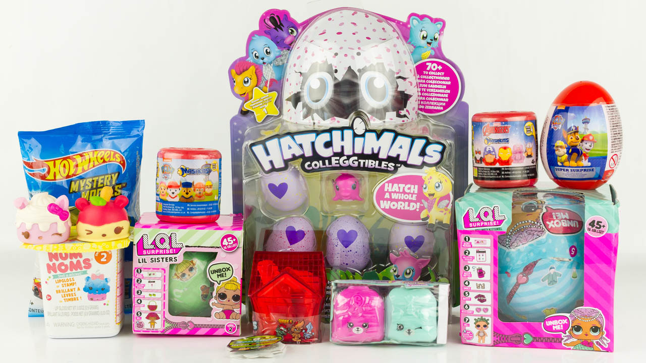 Super Héros Et Compagnie: 10 Surprises LOL Surprise Hatchimals Num Noms ...