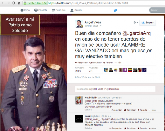 El Parroquiano: General Vivas fusil en mano se resiste a ser detenido ...