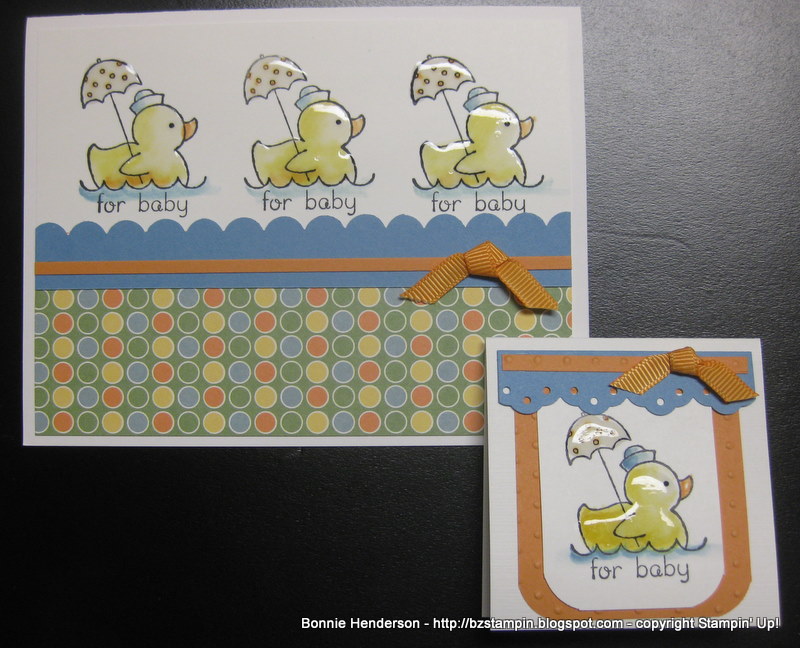 BZ Stampin: Easy Events Baby Cards