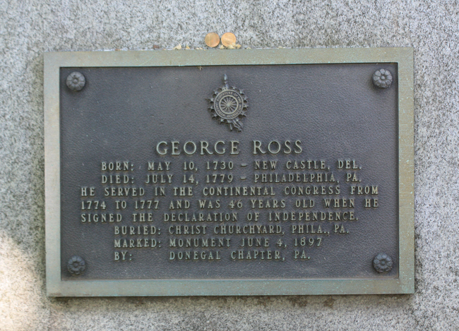 Grave Mistakes: George Ross signed the Declaration of Independence on ...