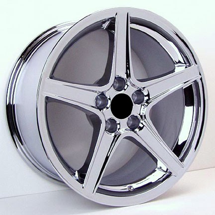 New Wheels And Rims: Chrome Mustang Saleen Wheels with Staggared Opption