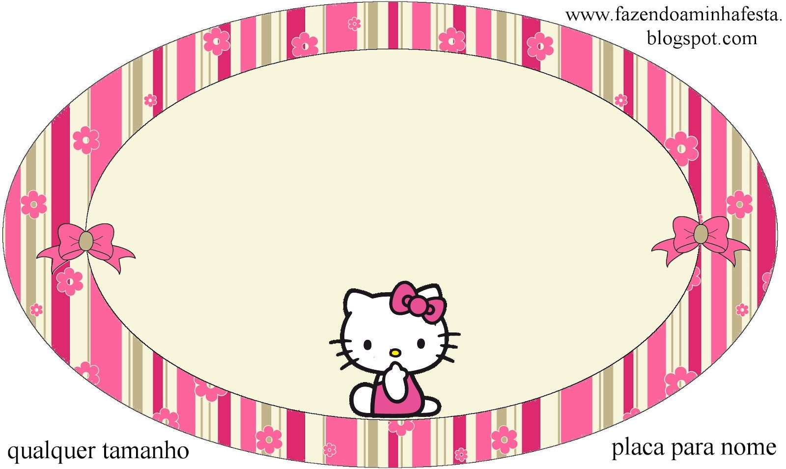 Hello Kitty with Flowers: Free Printable Candy Buffet Labels. - Oh My ...