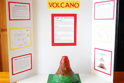 Volcano Tutorial #gluenglitter - A Pumpkin And A Princess