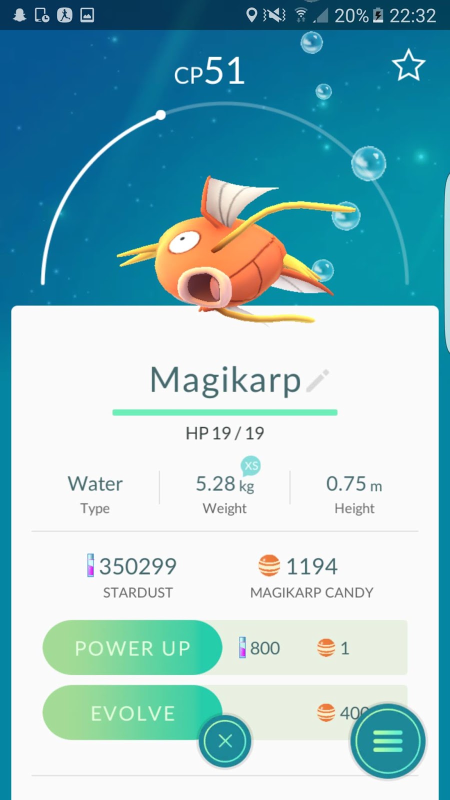 Pokemon Go: Pokemon Go perfect IV Gyarados Max Cp 2708