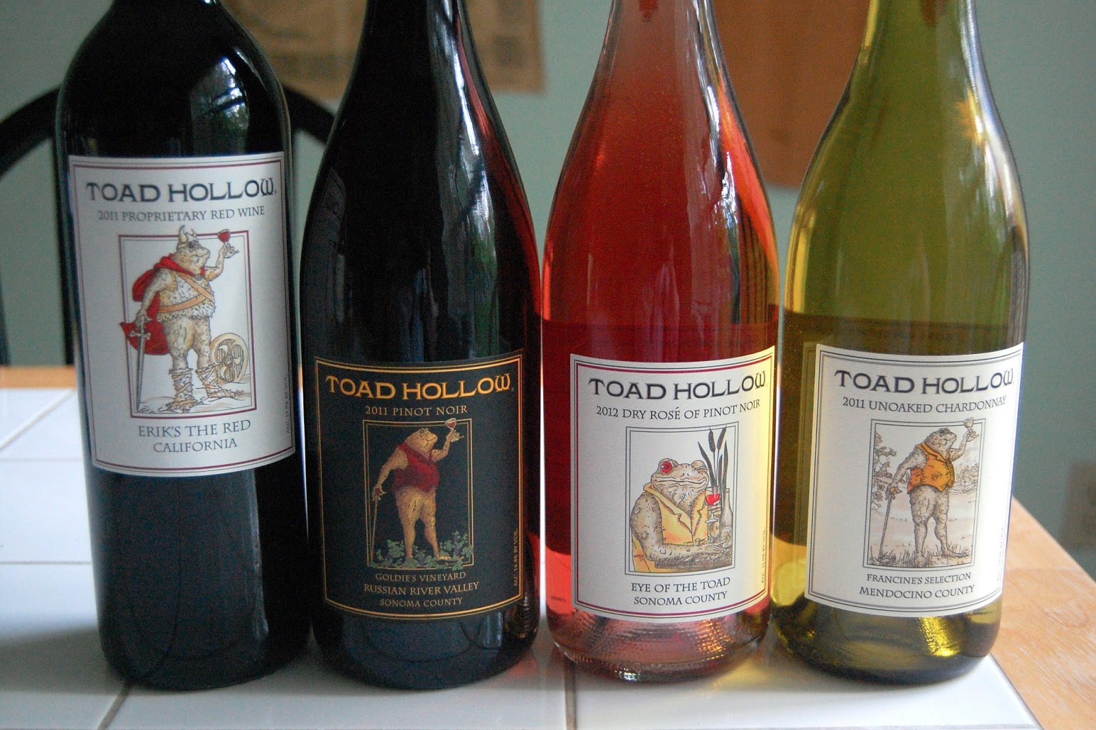 Benito's Wine Reviews: Toad Hollow Wines
