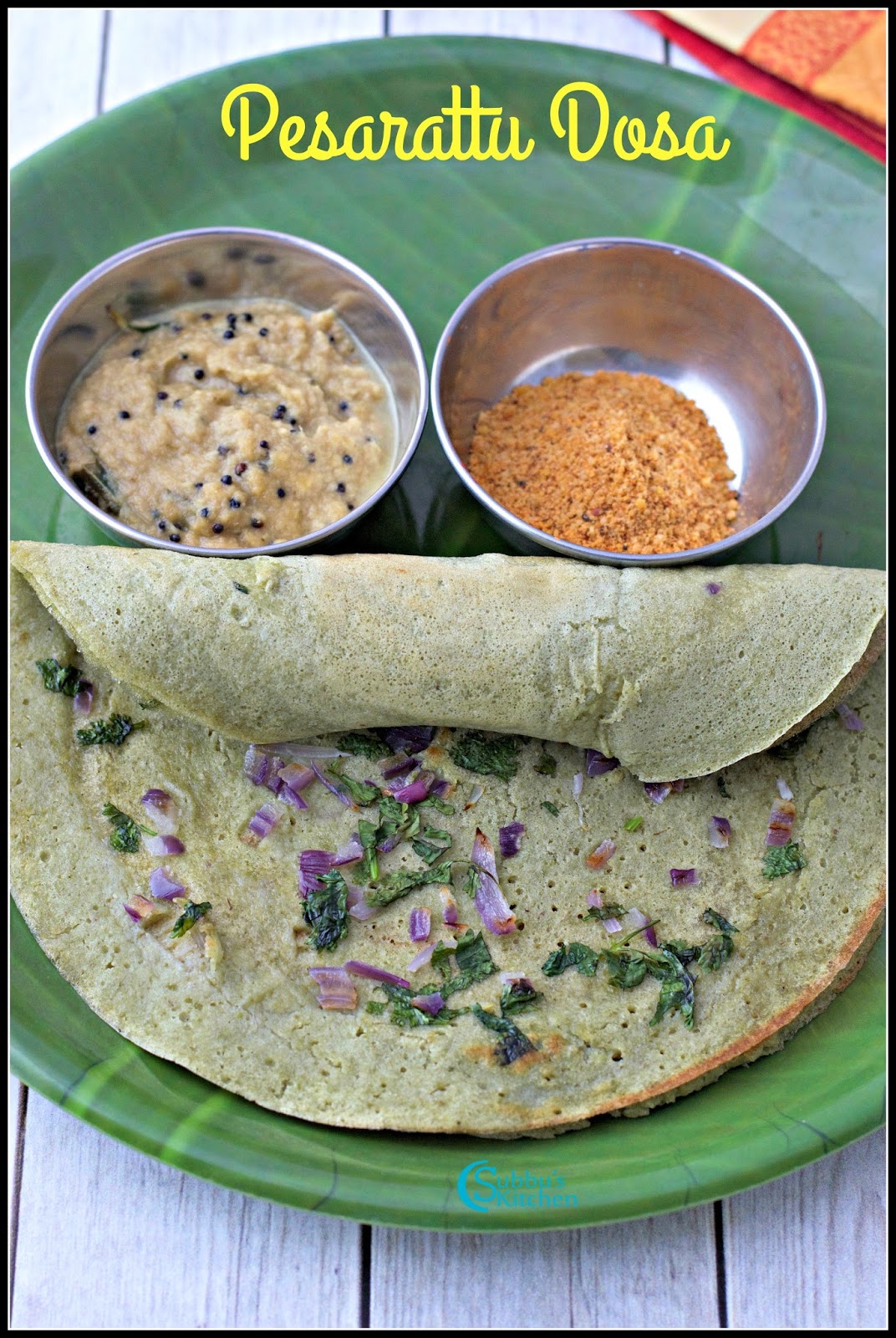 Pesarattu Recipe | Pesarattu Dosa Recipe | Green Gram Dosa Recipe ...