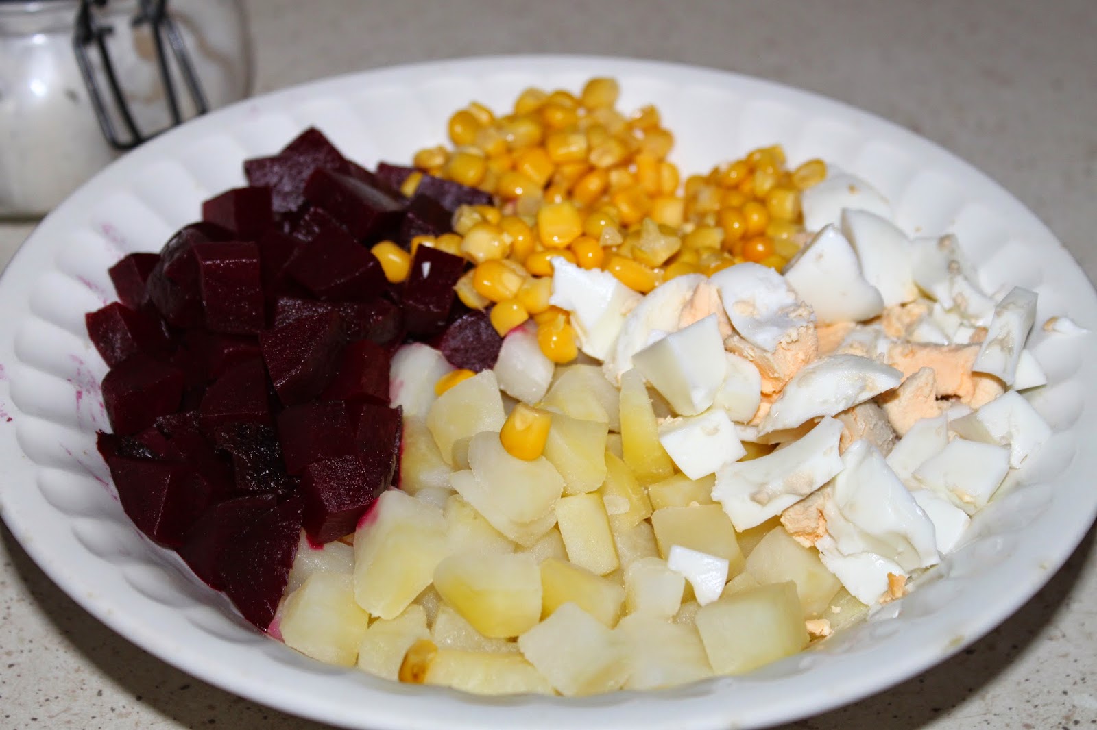 JULIA Y SUS RECETAS: Ensalada de remolacha con palmitos