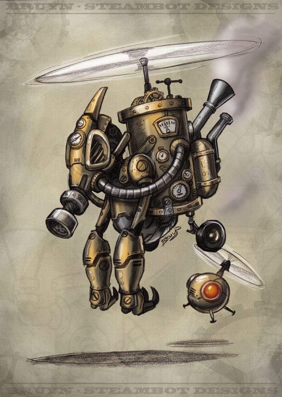 Bruyn - The art of Craig Bruyn: Steam Robot 2