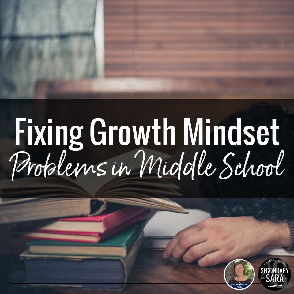 Fixing Growth Mindset Struggles in Middle School | SECONDARY SARA