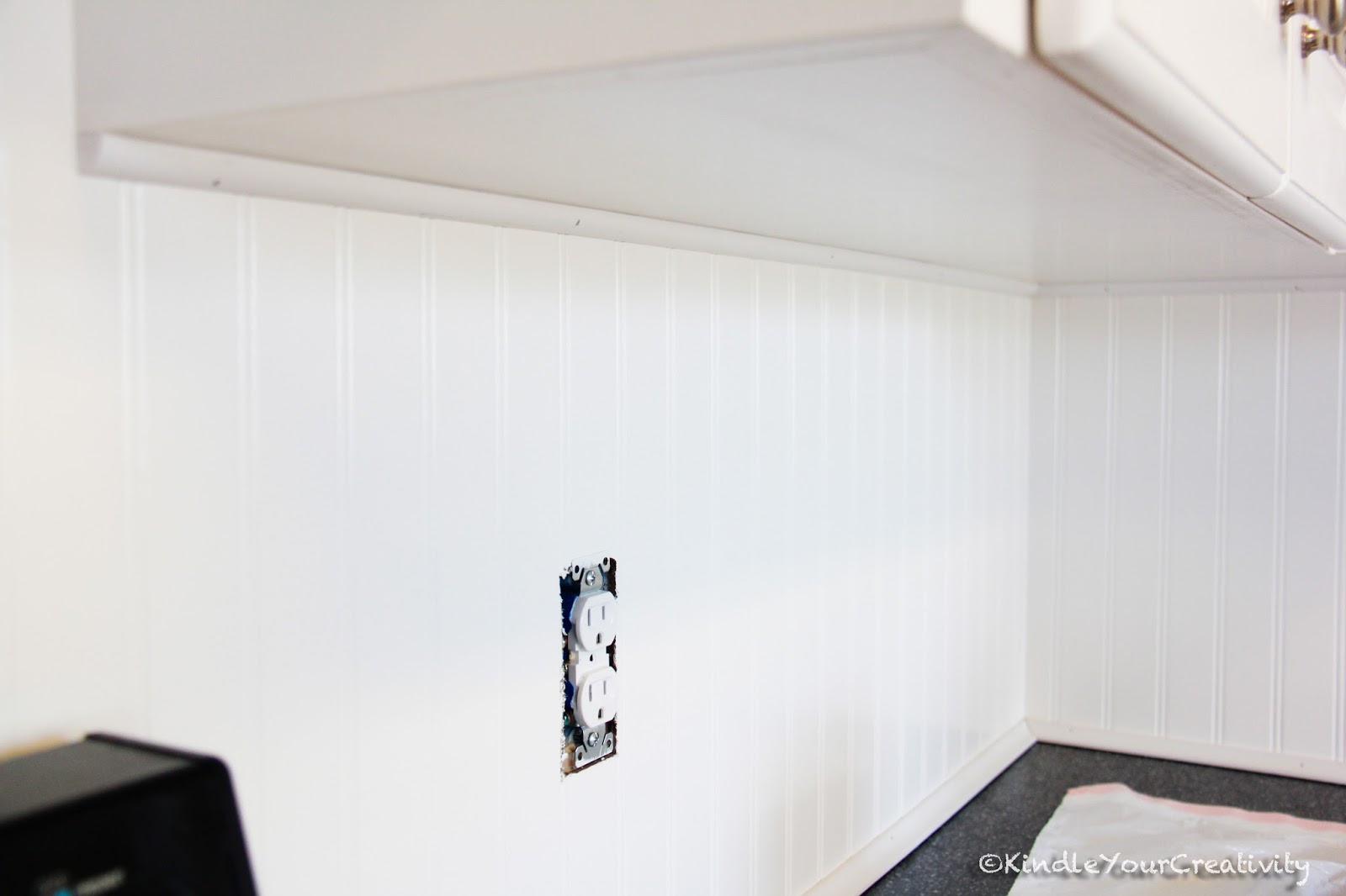 Kindle Your Creativity: DIY Beadboard Backsplash