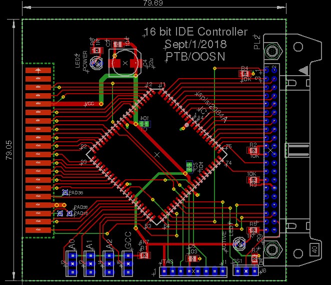 Compact IDE Controller PCB