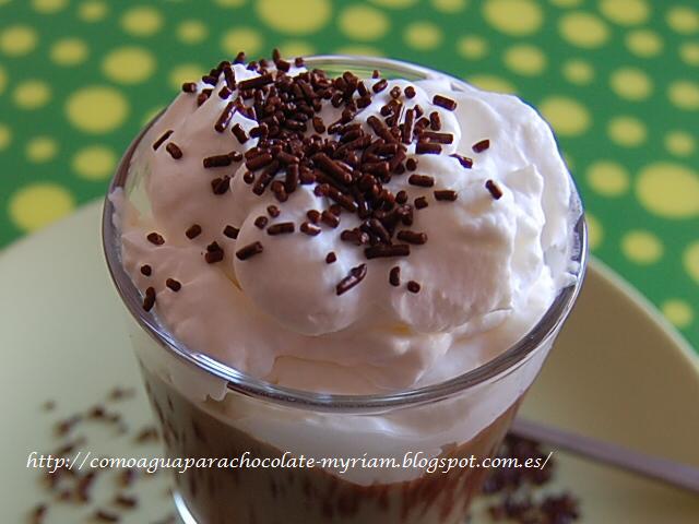 COMO AGUA PARA CHOCOLATE: COPA DE NATA Y CHOCOLATE